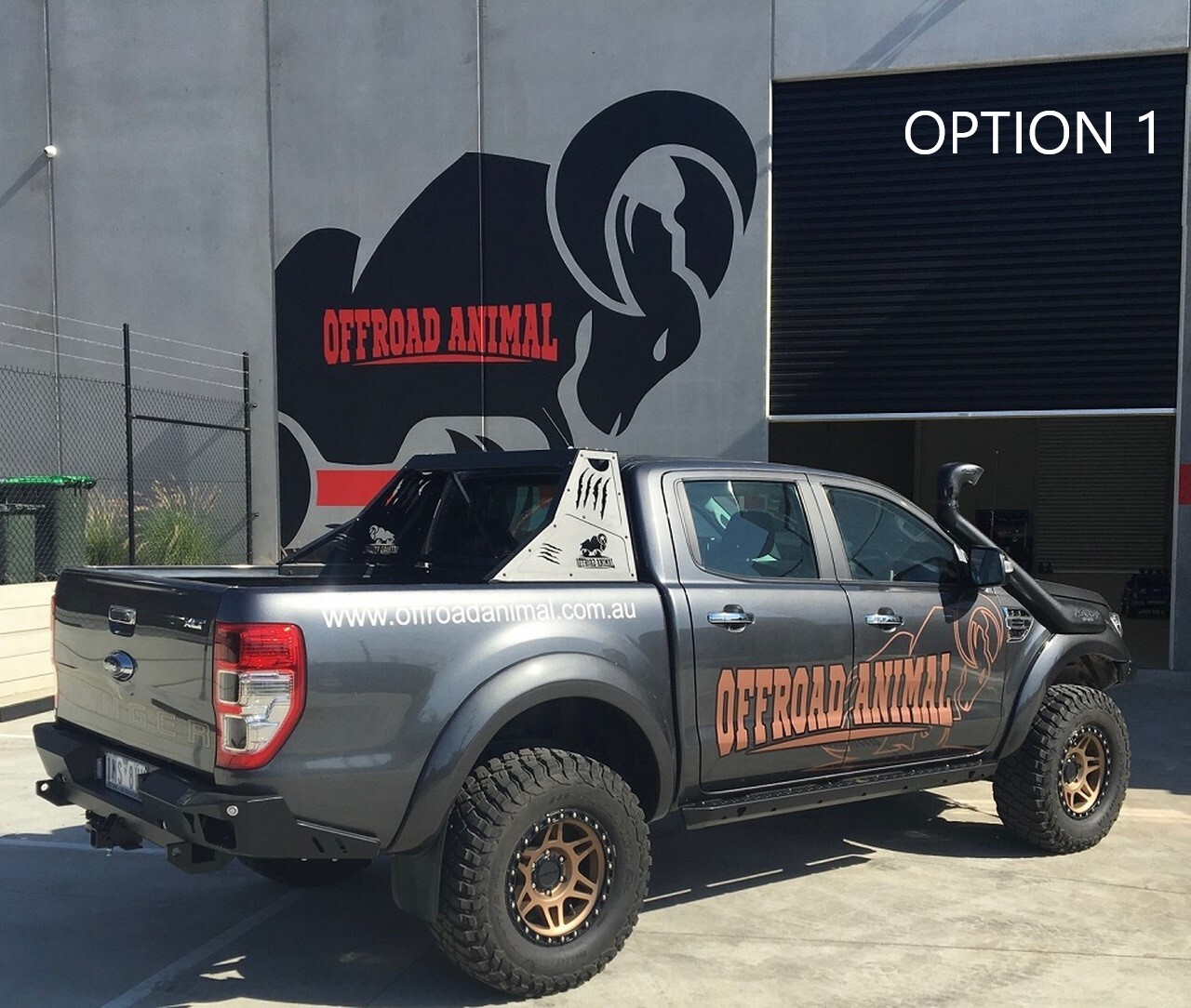 Offroad Animal Chase Rack, Sports Bar - Ford Ranger PX1, PX2, PX3 ...
